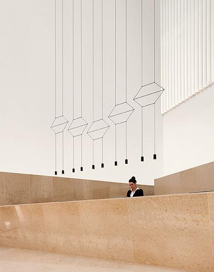 Vibia | Wireflow Lineal Hanging Lamp